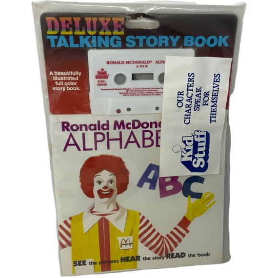 Vintage Ronald Mcdonald Alphabet ABC Read Along Book and - Etsy