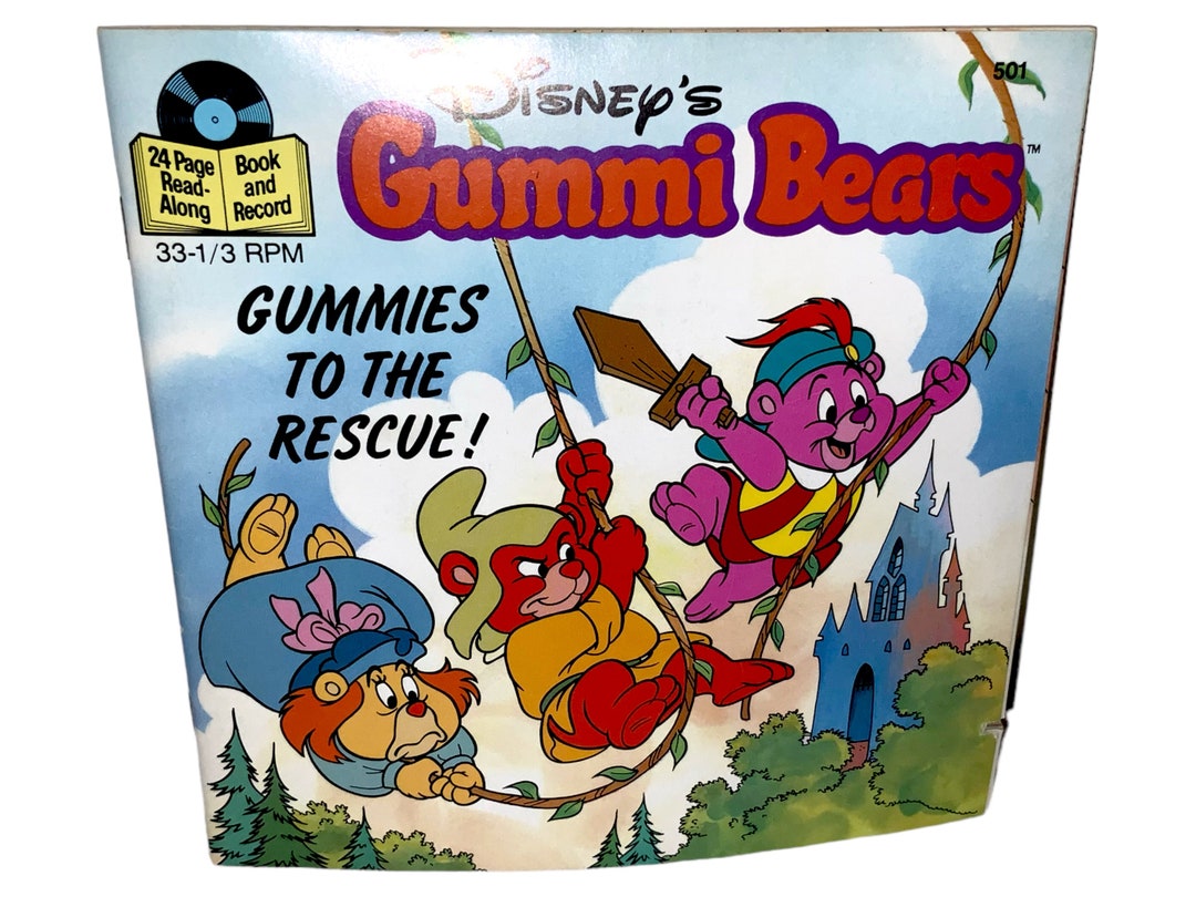 Vintage Disney’s Gummi Bears Gummies to the Rescue Book and Record ...