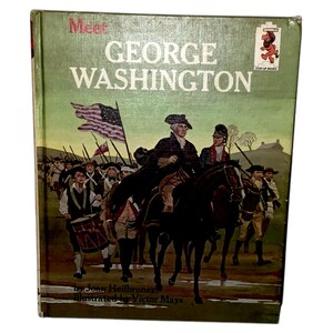 Vintage 1964 Meet George Washington Book Club Edition Biography 1st ...