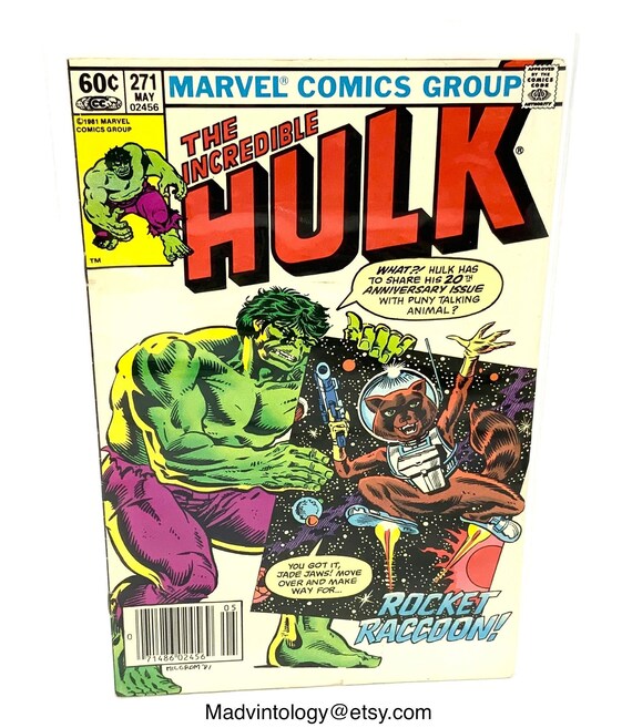 The Incredible Hulk Comic Book Marvel Comics 60 Cents No. 272 | Etsy
