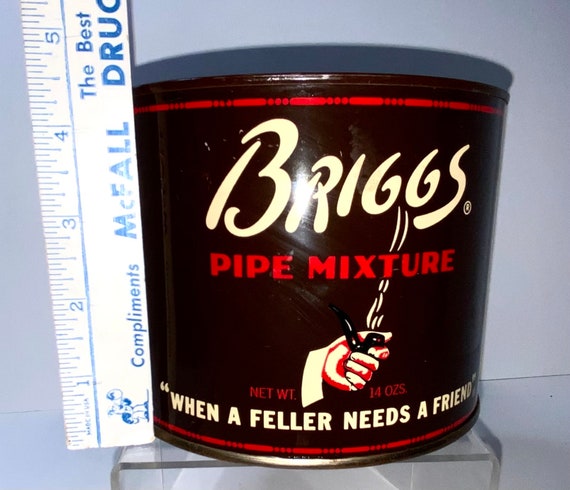 Tobacciana Vintage Antique Estate Briggs Pipe Mixture When A Feller ...