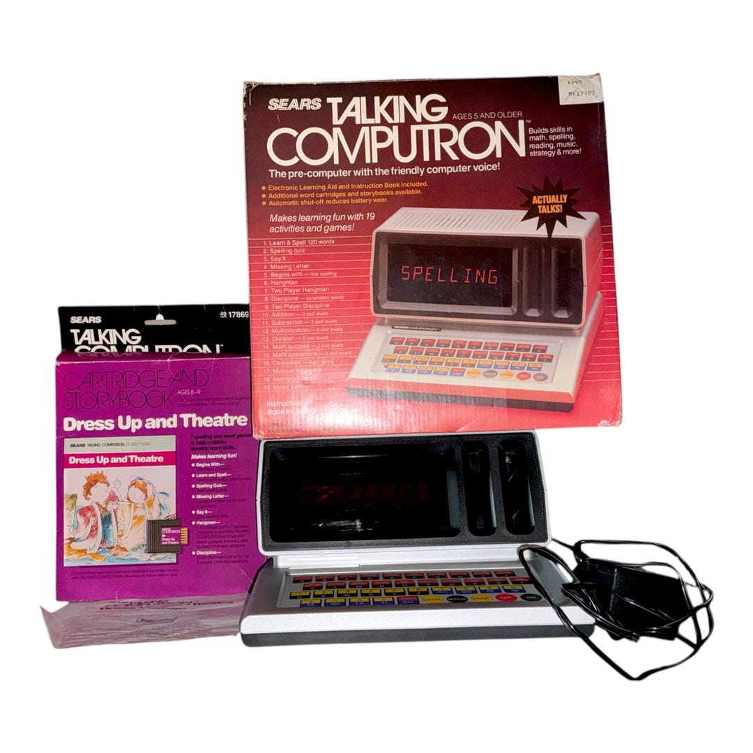 Vintage 1986 Sears Talking Computron Computer - Working, in Original ...
