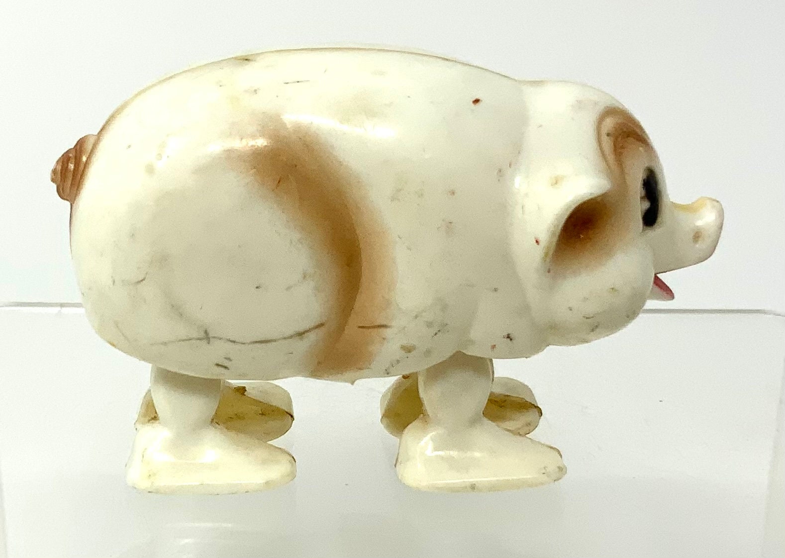 Vintage White Pig Ramp Walker 1960s Made in Hong Kong Antique | Etsy