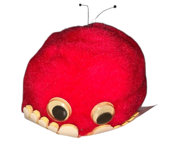 Vintage 1970’s Pom Pom Ball Googly Eyes Red Weepuls Wuppie the Warm ...