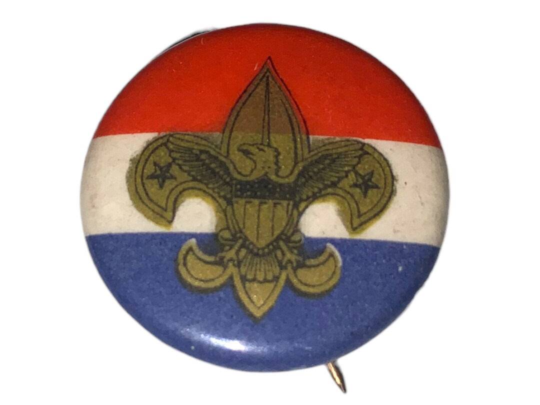 Vintage Boy Scouts Campaign Worker BSA Pinback Button Badge Antique ...