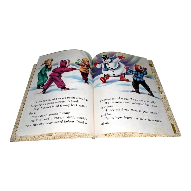 Vintage Frosty the Snow Man Snowman Little Golden Book Character ...