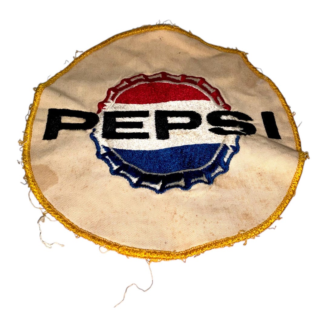 Vintage Pepsi Cola Large Uniform Jacket Patch Advertising Bottle Cap - Etsy
