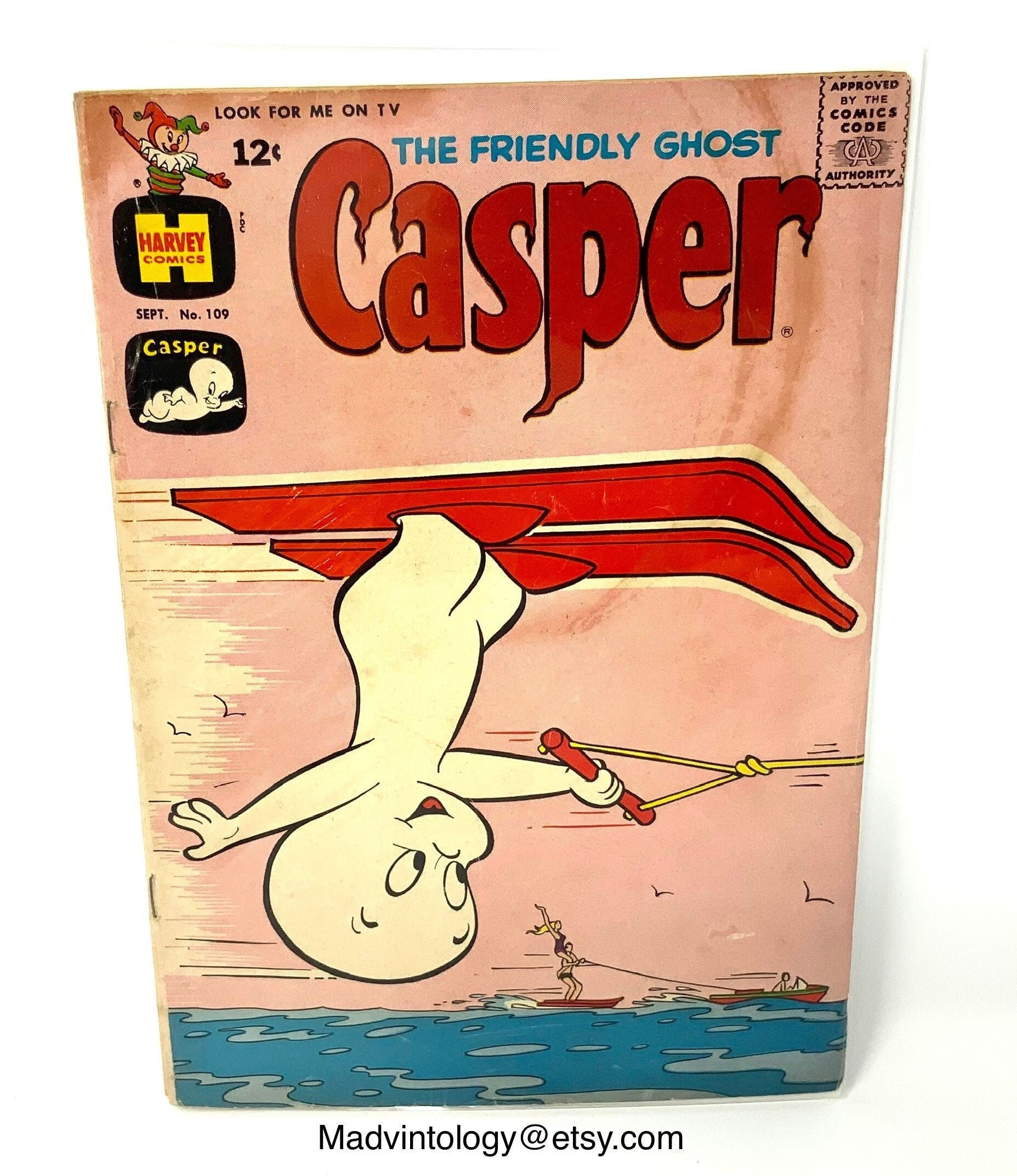 Vintage 1967 Casper the Friendly Ghost Comic Book No. 109 | Etsy