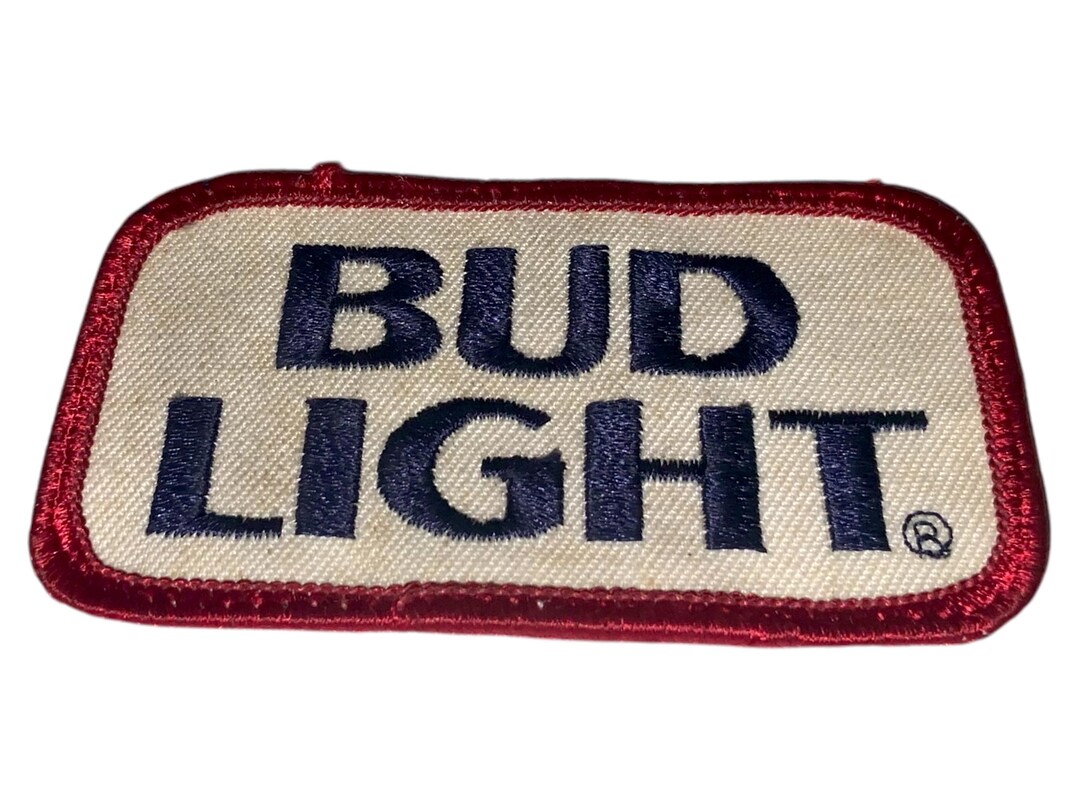Vintage 1980’s Bud Light Beer Patch Authentic Original Budweiser ...
