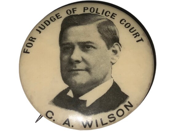 Antique 1900s C.A. Wilson Judge of The Police Court C… - Gem