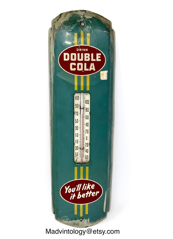 Antique Double Cola Youll Like It Better Thermometer - Etsy