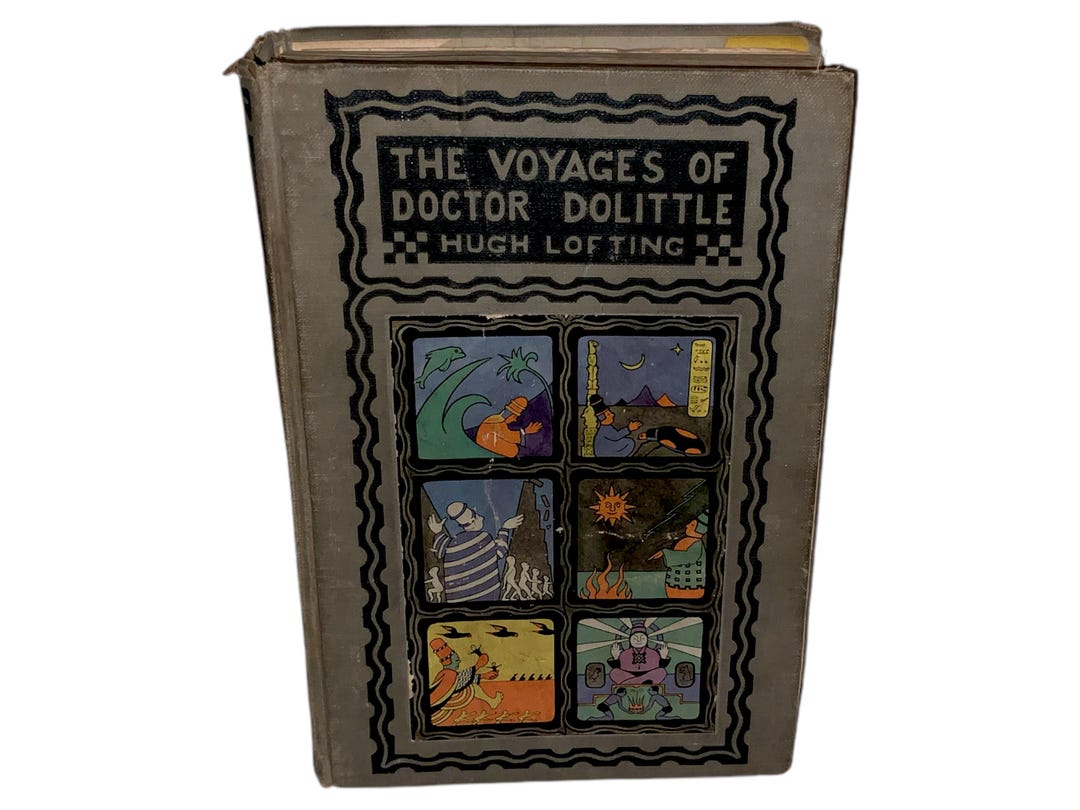 Antique 1923 the Voyages of Doctor Dolittle Book RARE Published by ...