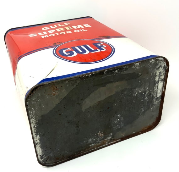 Old Gulf Oil Cans