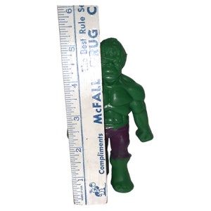 Vintage 1978 the Incredible Hulk Rubber Green Action Figure Vics ...