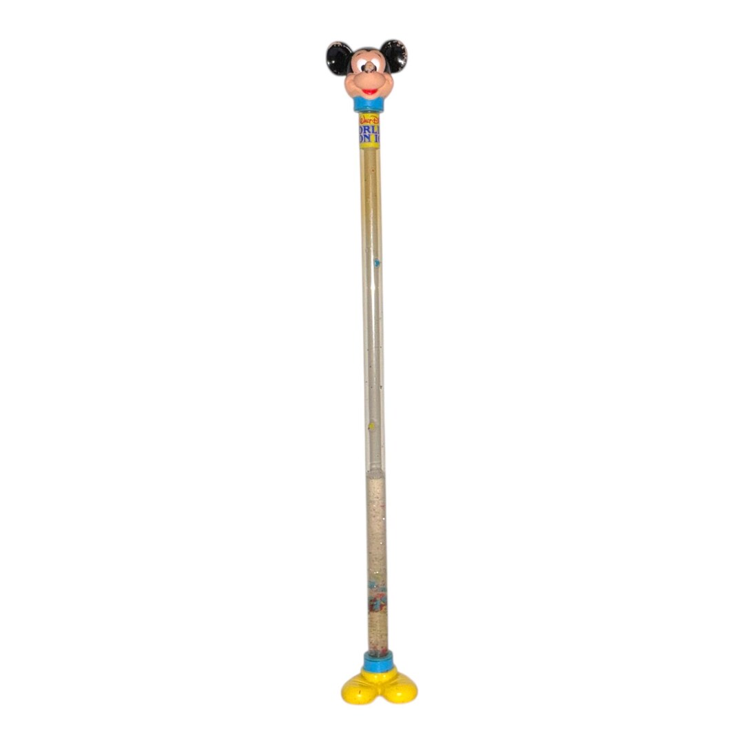 Vintage Mickey Mouse Water Glitter Baton Toy ARCO 1980’s Walt Disney ...