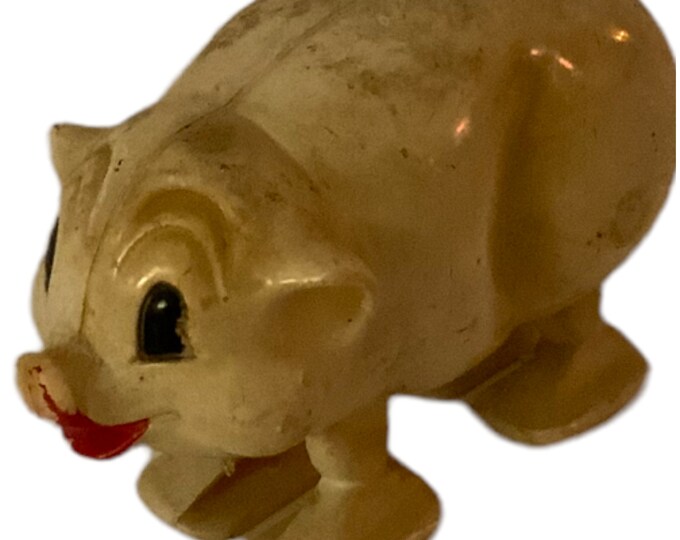 Vintage White Pig Ramp Walker 1960s Made in Hong Kong Antique Pull ...
