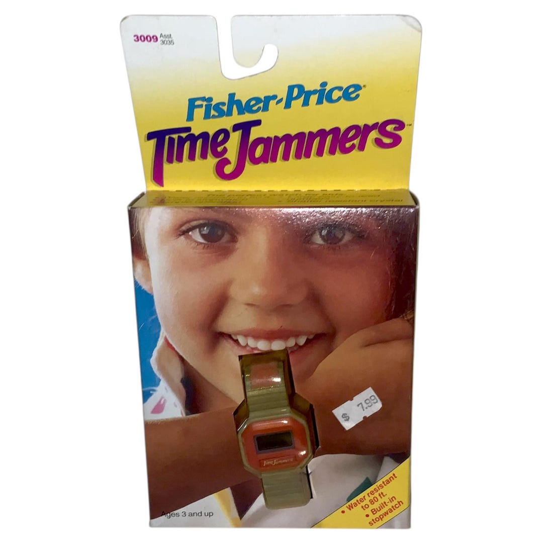 Vintage 1987 Fisher Price Time Jammers Watch - Unused in Original Box ...