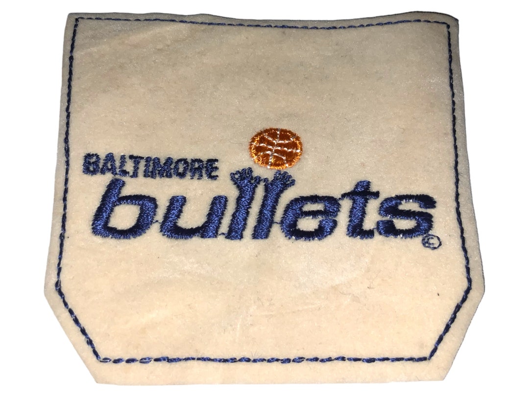 Vintage Baltimore Bullets NBA Basketball Patch Sports Memorabilia RARE ...
