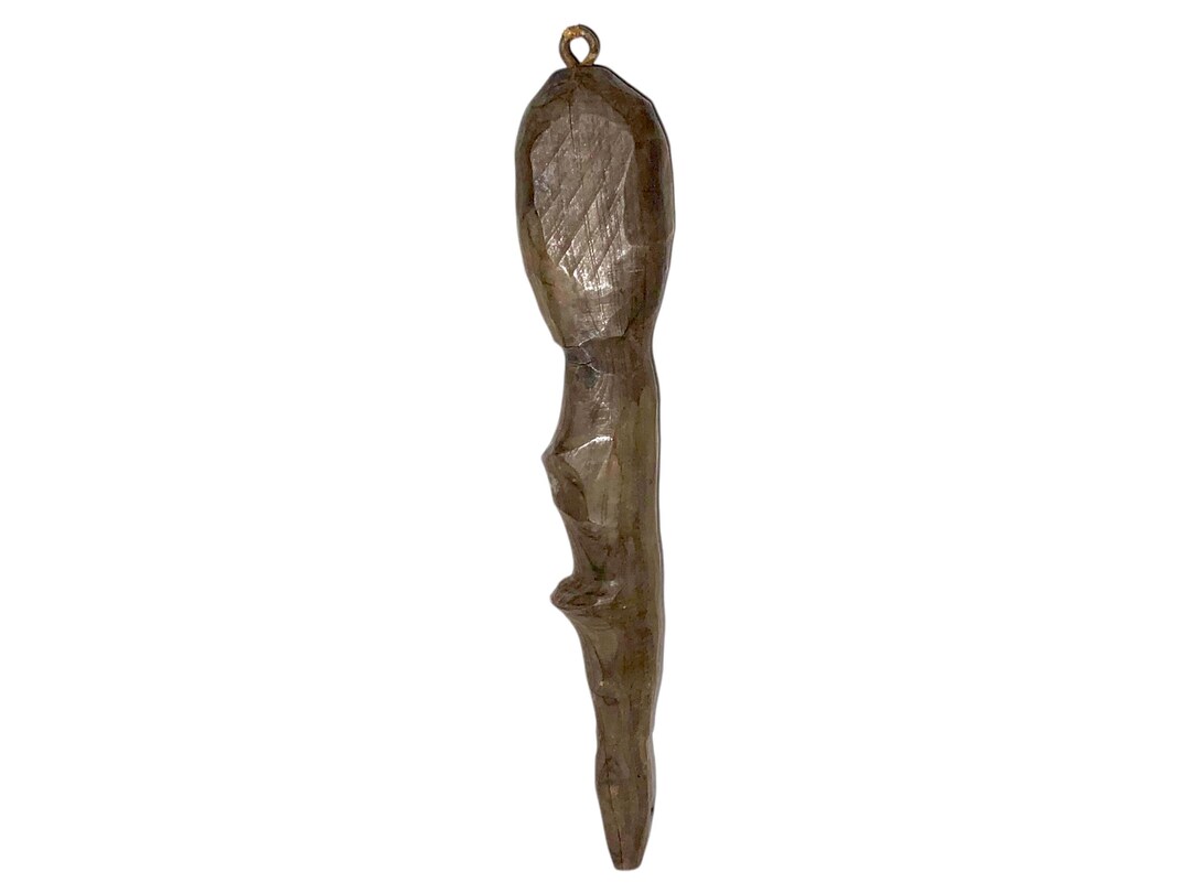 Antique Primitive Hand Whittled Carved Wood Fishing Float Bobber Lure ...