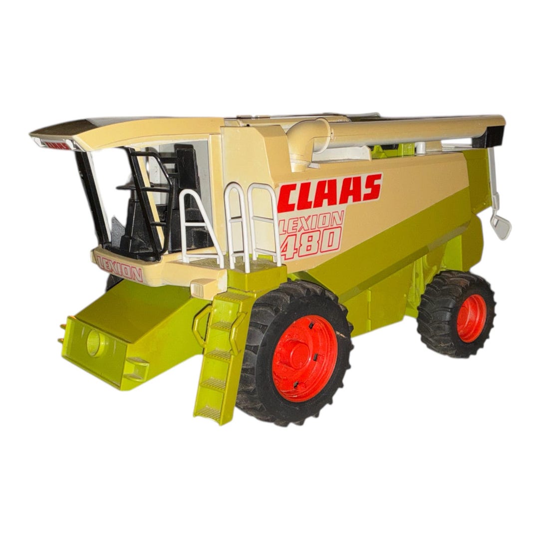 Vintage Bruder CLAAS Lexion 480 Combine Harvester Toy Farm Machine ...