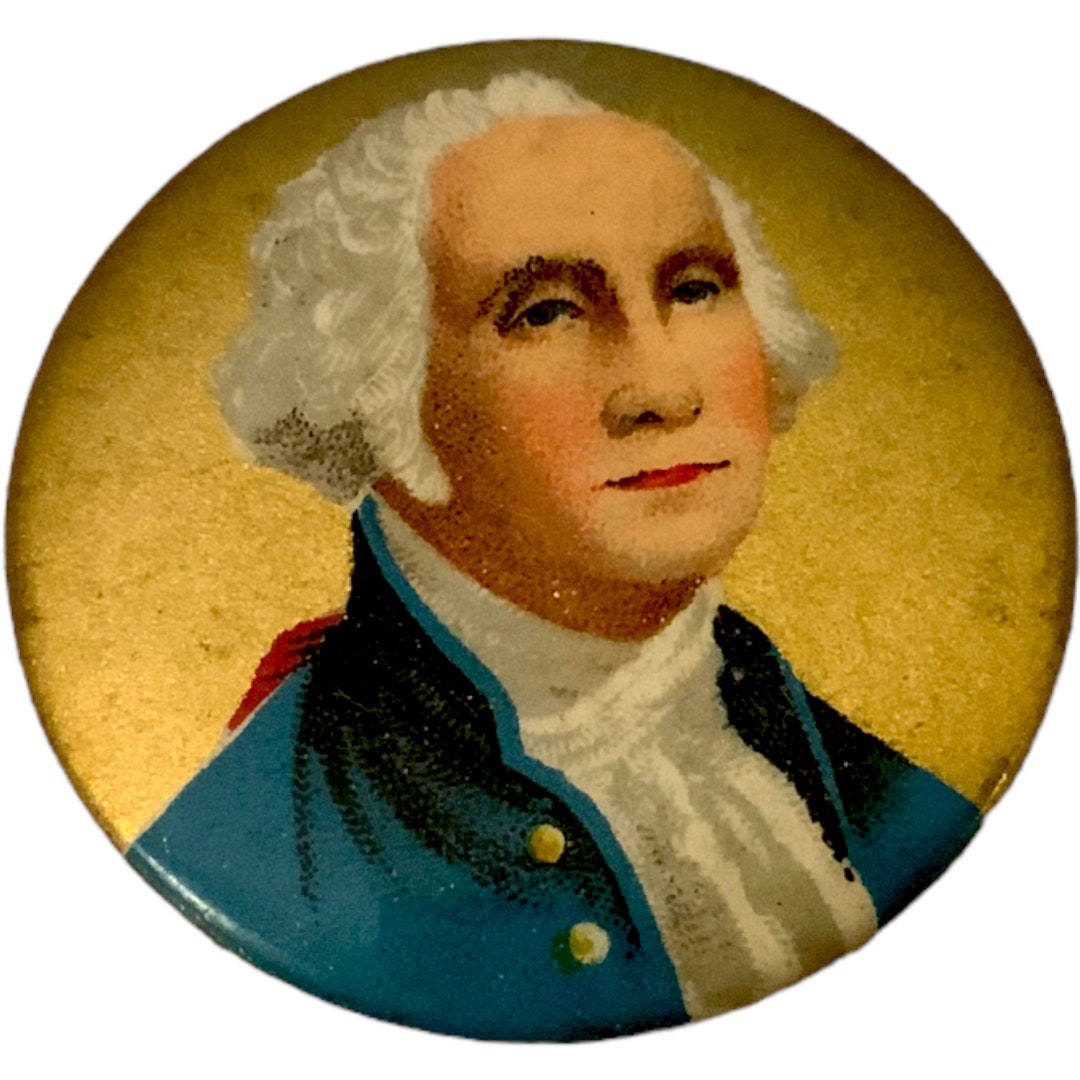 Antique George Washington Presidential Campaign Pinback Button Badge ...