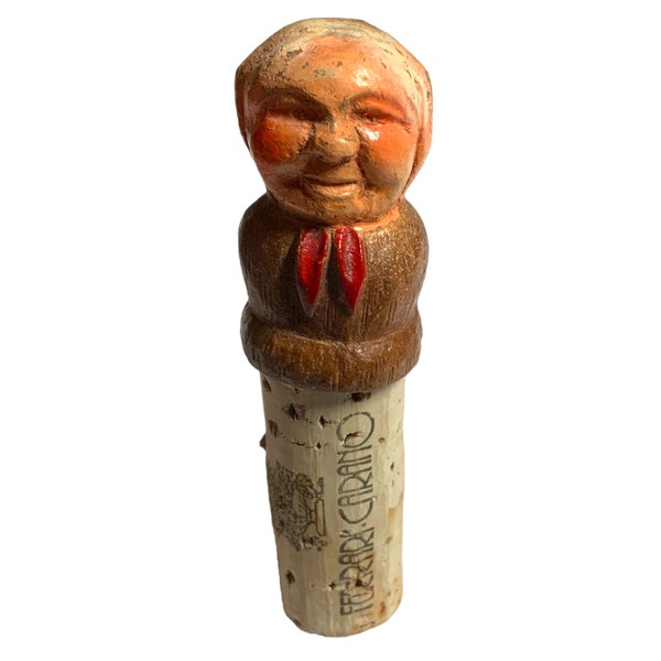 Hand Carved Wood Old Lady - Etsy