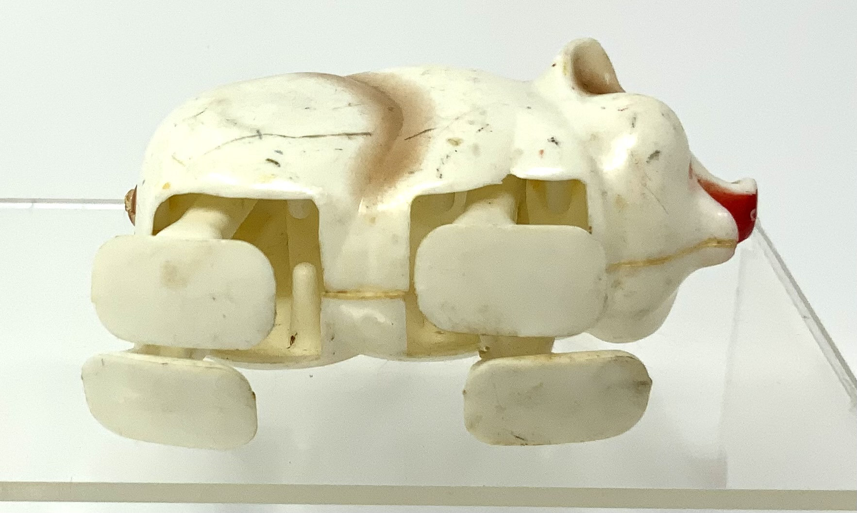 Vintage White Pig Ramp Walker 1960s Made in Hong Kong Antique | Etsy