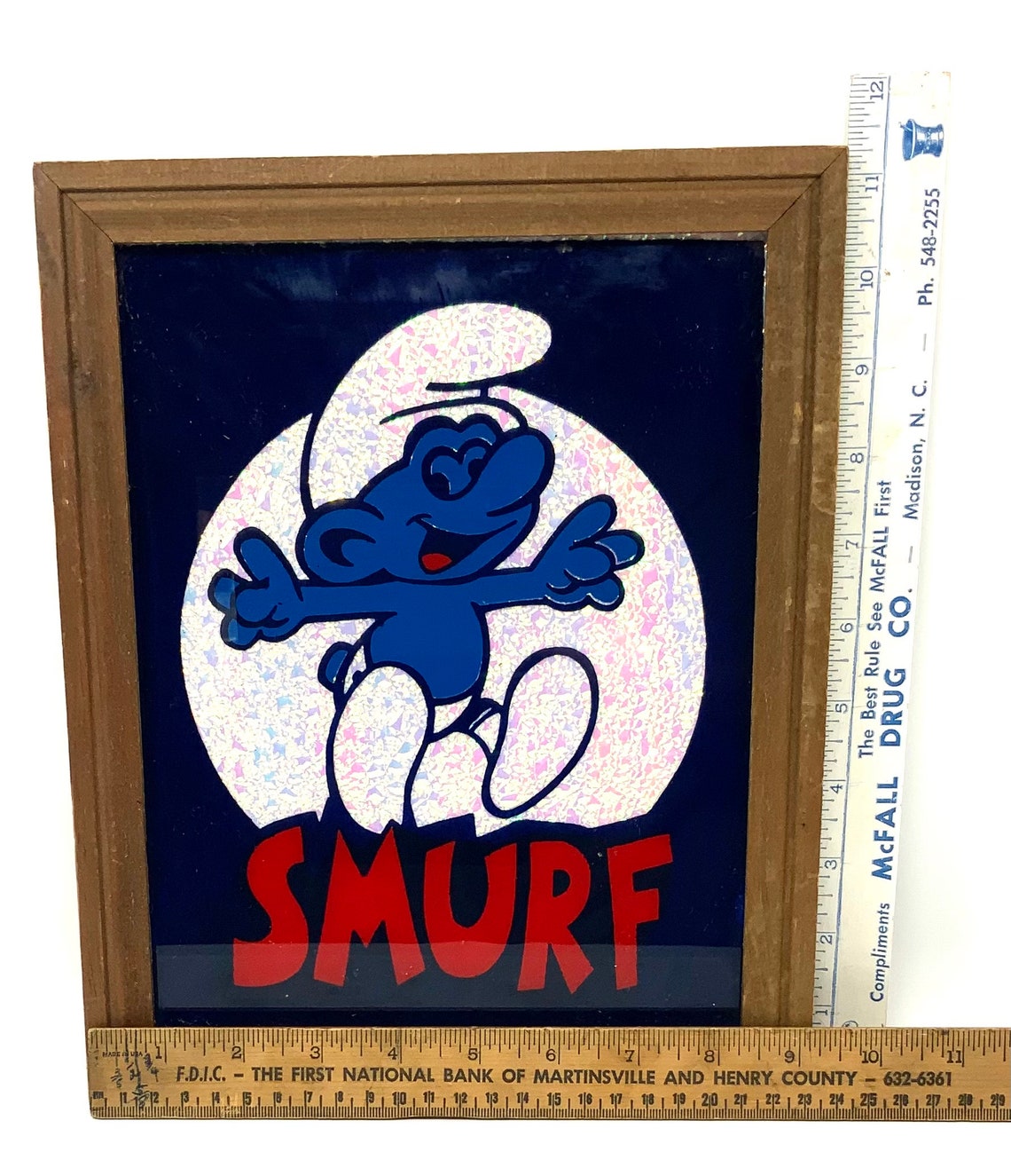 Vintage 1980s Smurf Cartoon Character Carnival Prize Wood - Etsy