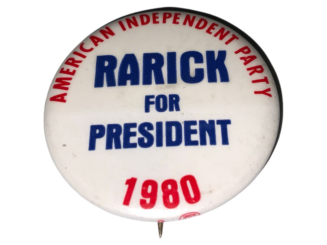 Vintage 1980 John Rarick for President Presidential Hopeful American ...