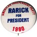 Vintage 1980 John Rarick for President Presidential Hopeful American ...