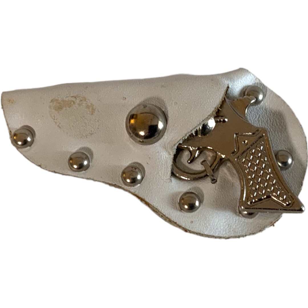 Vintage Miniature Revolver Hand Gun and Holster Keychain - Etsy