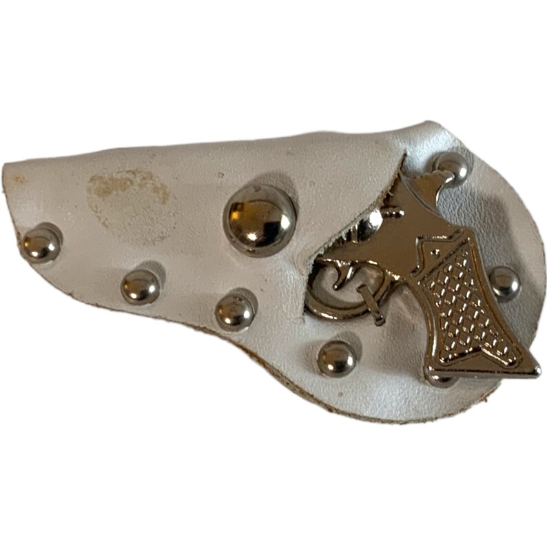 Vintage Miniature Revolver Hand Gun and Holster Keychain - Etsy