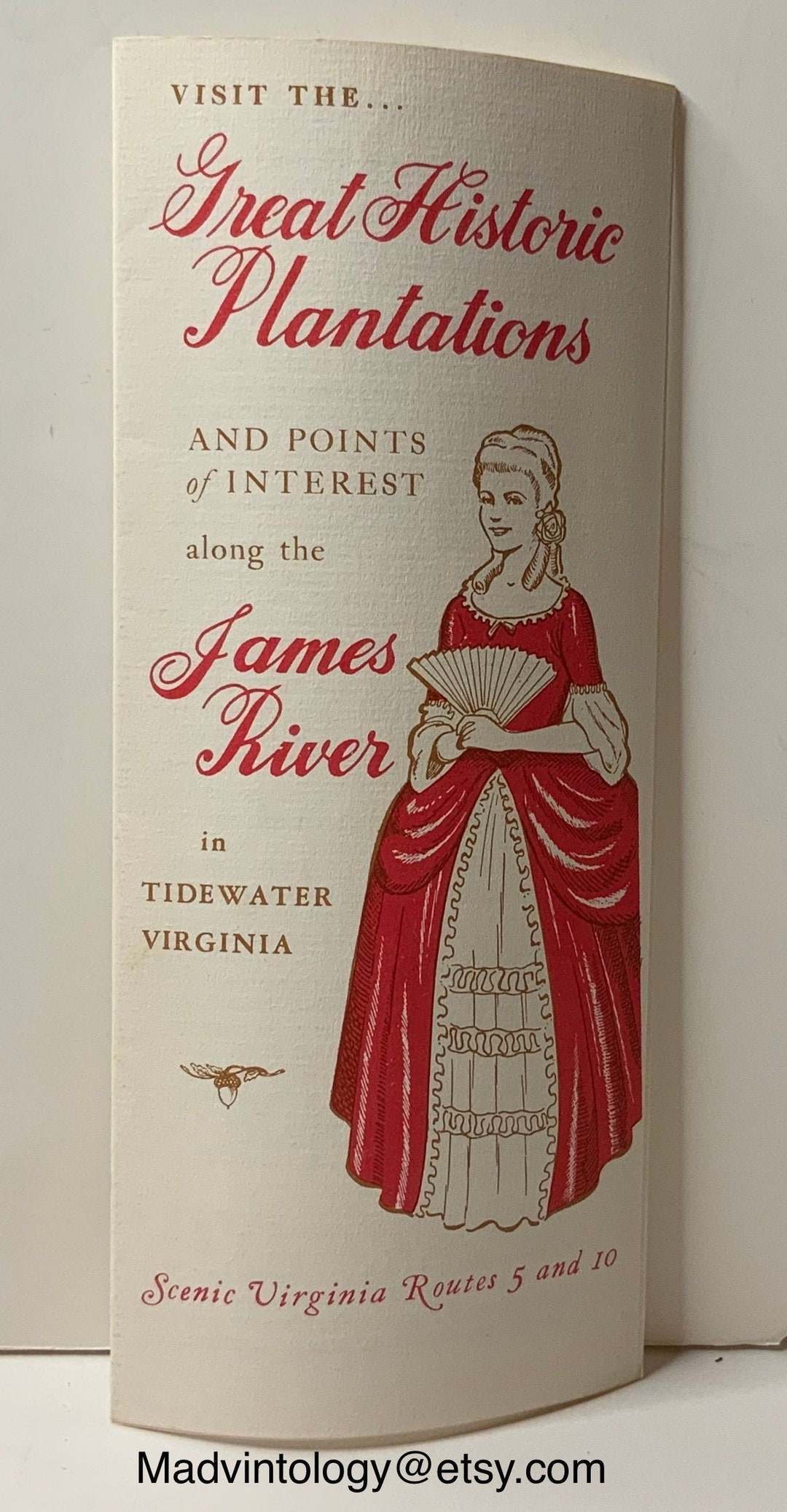 Vintage Great Historic Plantations Along the James River Tidewater ...