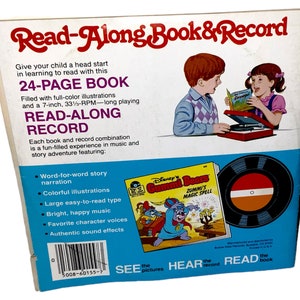 Vintage Disney’s Gummi Bears Gummies to the Rescue Book and Record ...