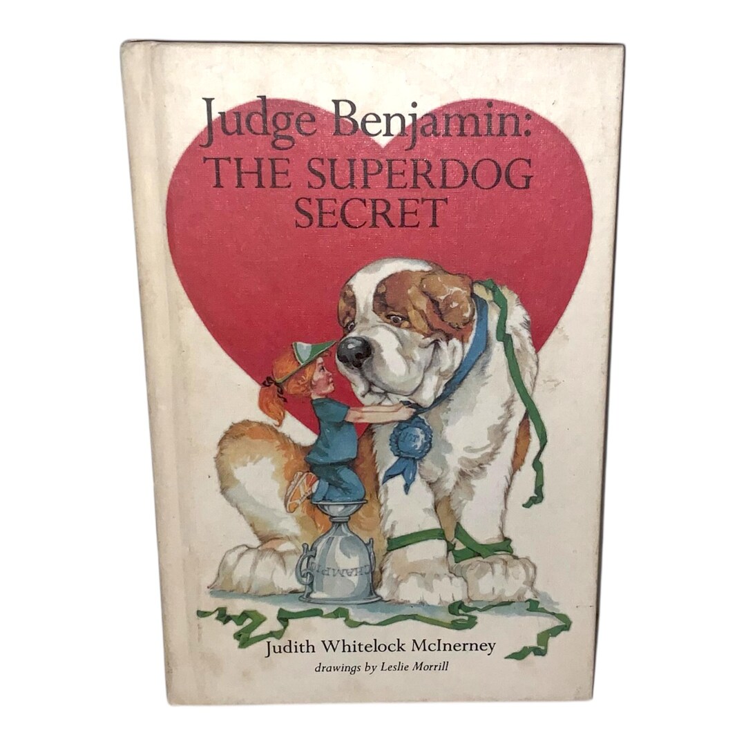 Vintage Judge Benjamin the Superdog Secret Hardcover Children's Book - Etsy