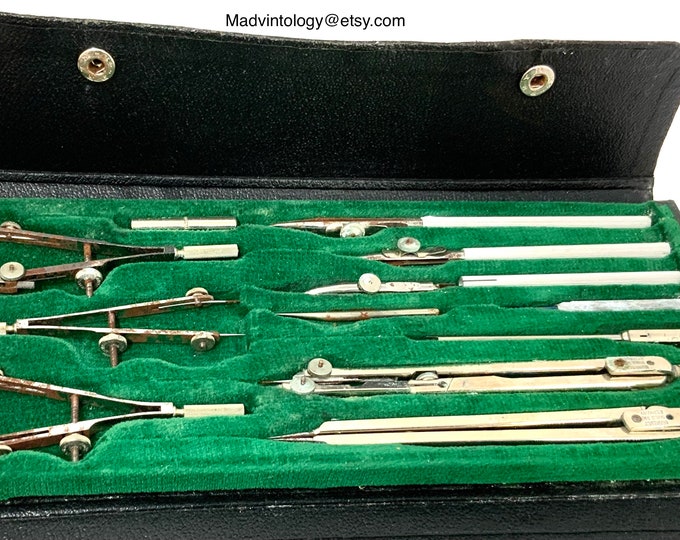 Drafting Tool Kit Gramercy Germany in Original Case Complete Set ...
