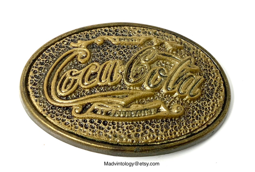 Vintage Coca Cola Ogden Advertising Belt Buckle 1980’s - Etsy
