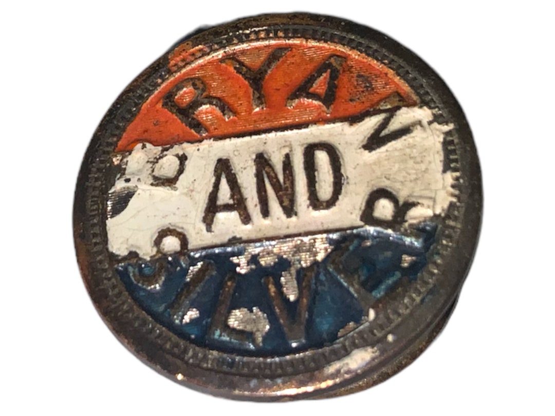 Vintage 1896 William Jennings Bryan and Silver President Political ...