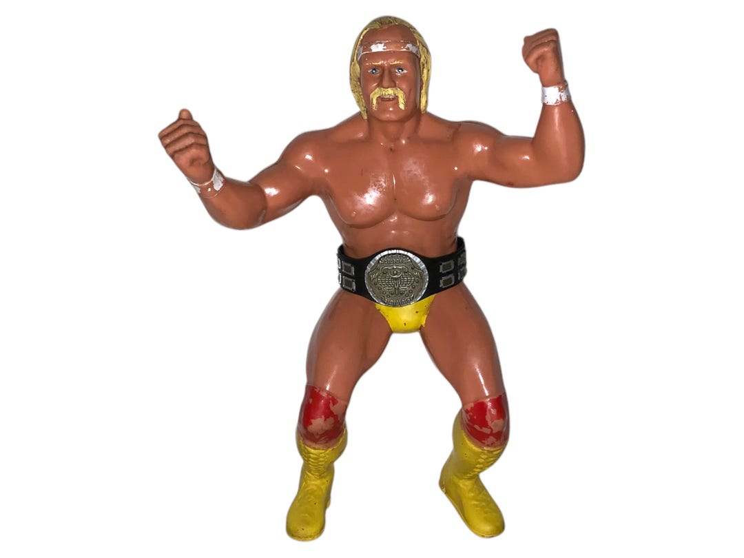 Vintage WWF Wrestler Hulk Hogan Action Figure 1984 Titan Sports 8” LJN ...