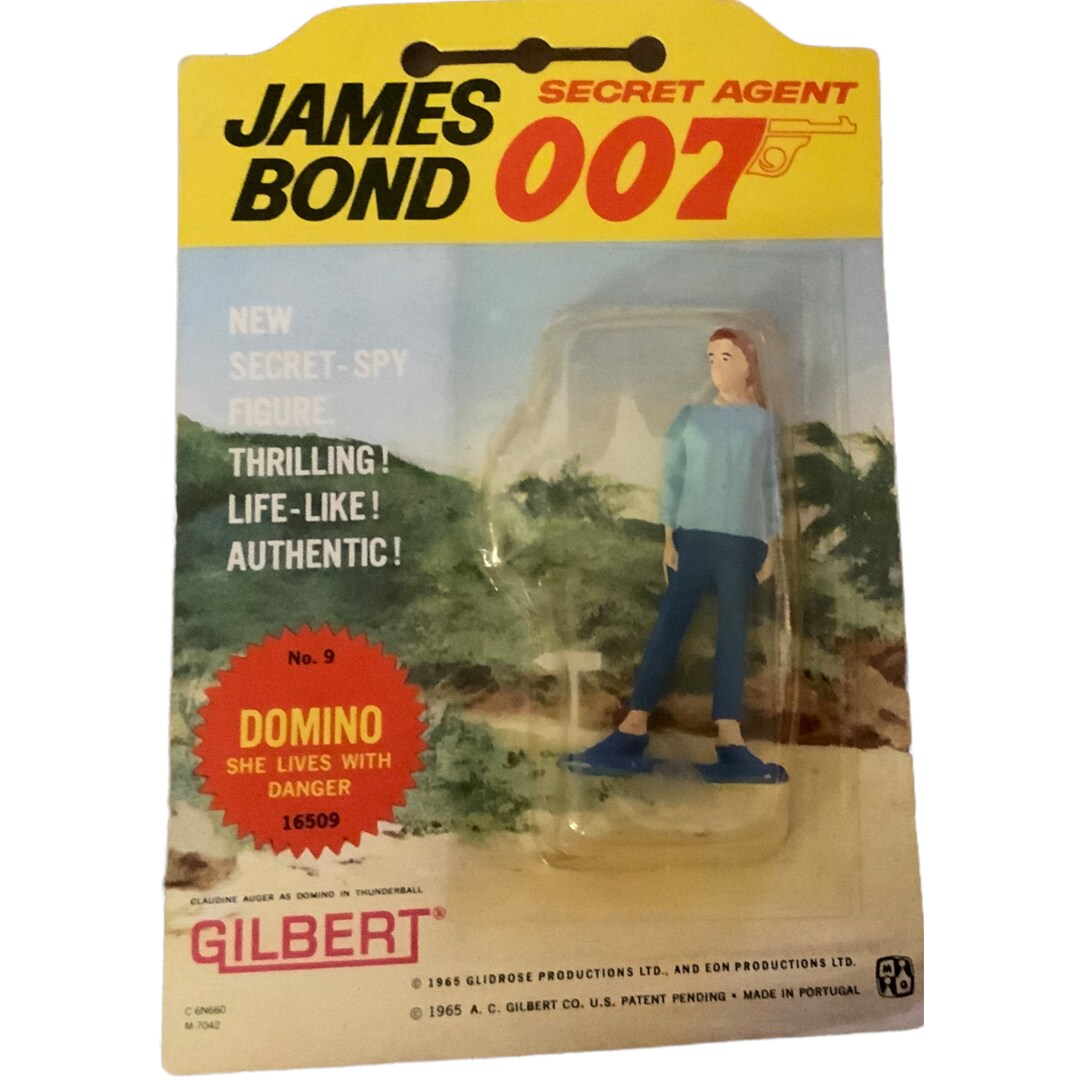 NOS Vintage James Bond 007 Secret Agent Action Figure Toy Doll Posable ...