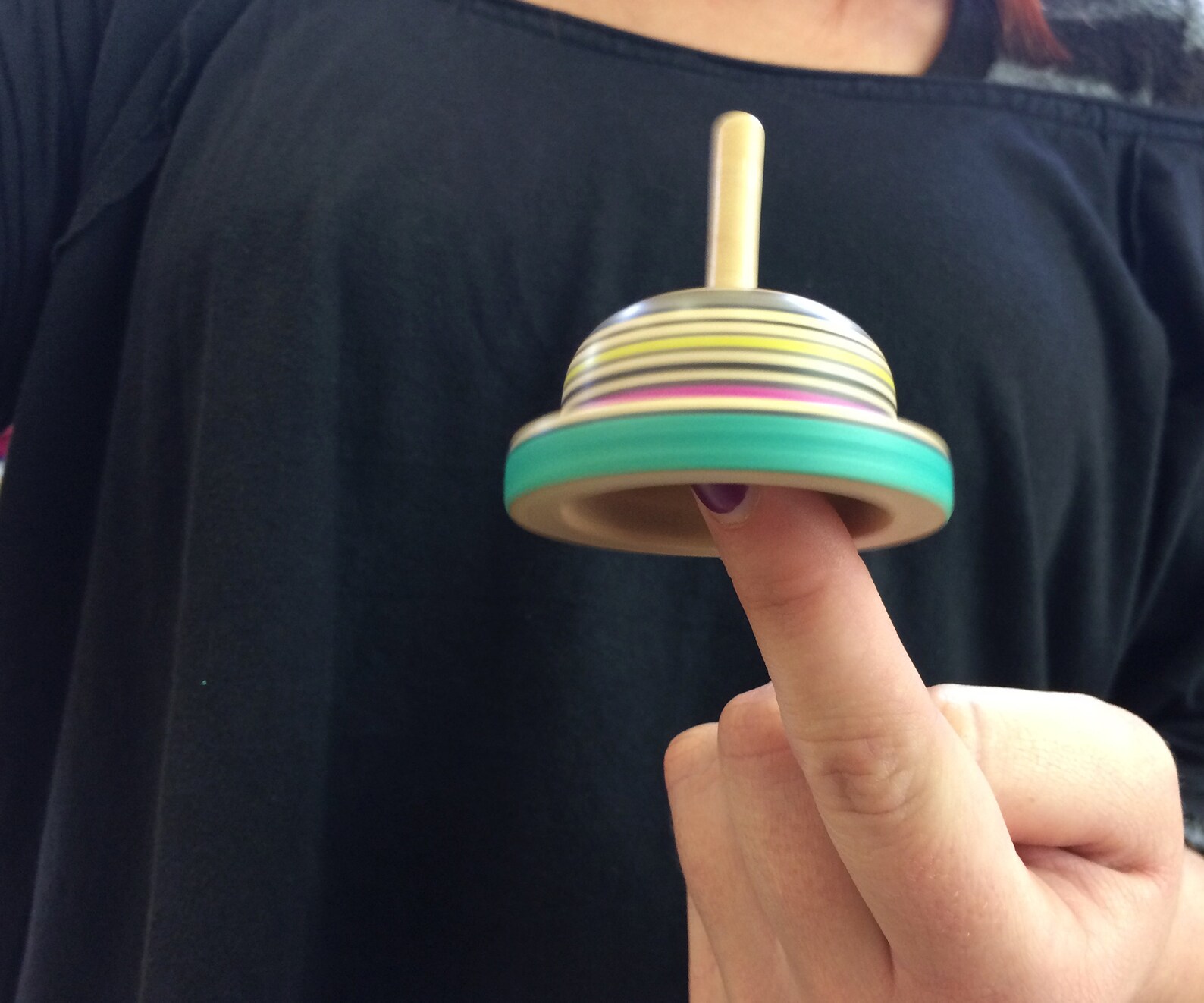 Wooden Finger Spinning Top Handmade Tops Spinning Tops - Etsy