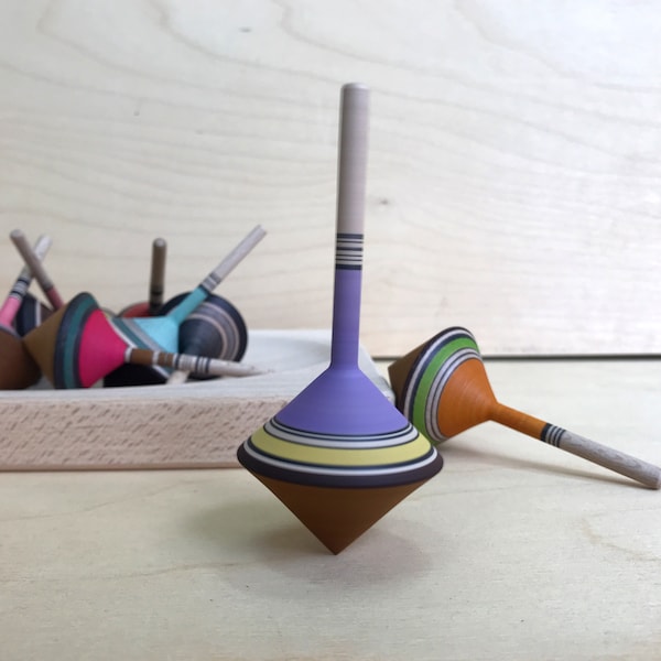 Wooden Spinning Top - Etsy