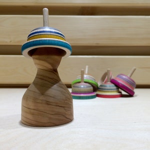 Wooden Finger Spinning Top, Handmade Tops, Spinning Tops, Spinning Top ...