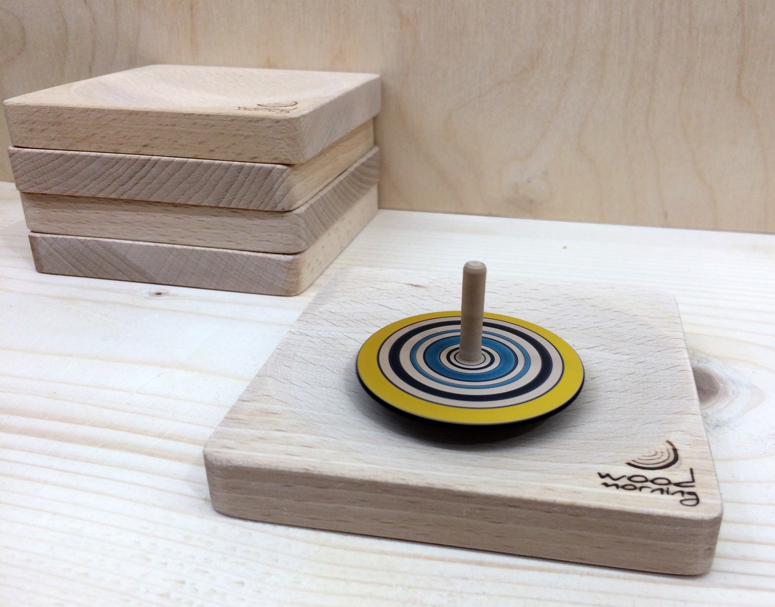 Wooden Base Spinning Top Handmade Base Spinning Tops Small | Etsy