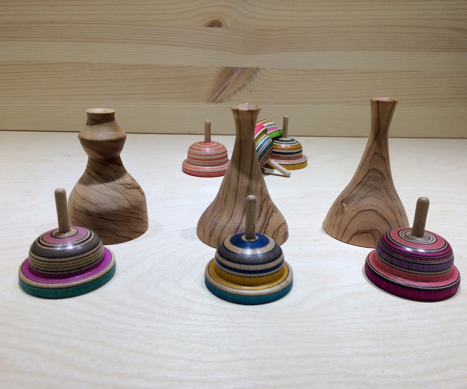 Wooden Finger Spinning Top Handmade Tops Spinning Tops - Etsy