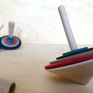 Wooden Spinning Top for Kids XL, Handmade Tops, Spinning Tops, Spinning ...