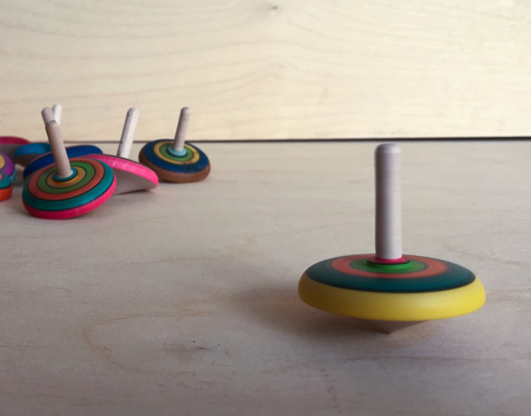 Wooden Spinning Top, Handmade Tops, Spinning Tops, Spinning Top Easy ...