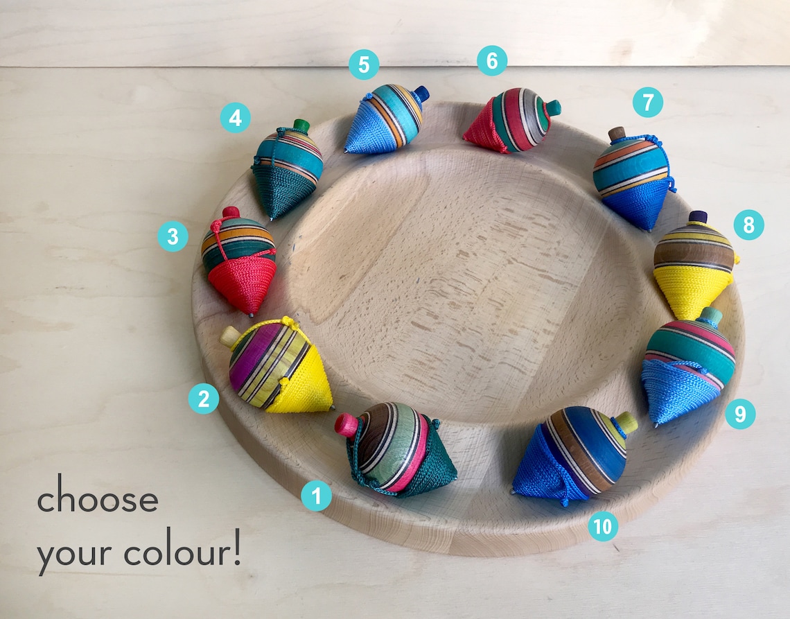 Wooden Vintage Spinning Top Handmade Tops Spinning Tops - Etsy