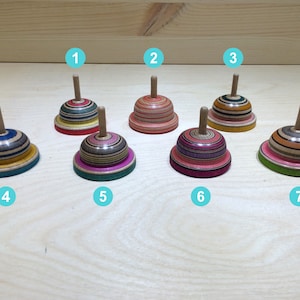Wooden Finger Spinning Top Handmade Tops Spinning Tops - Etsy