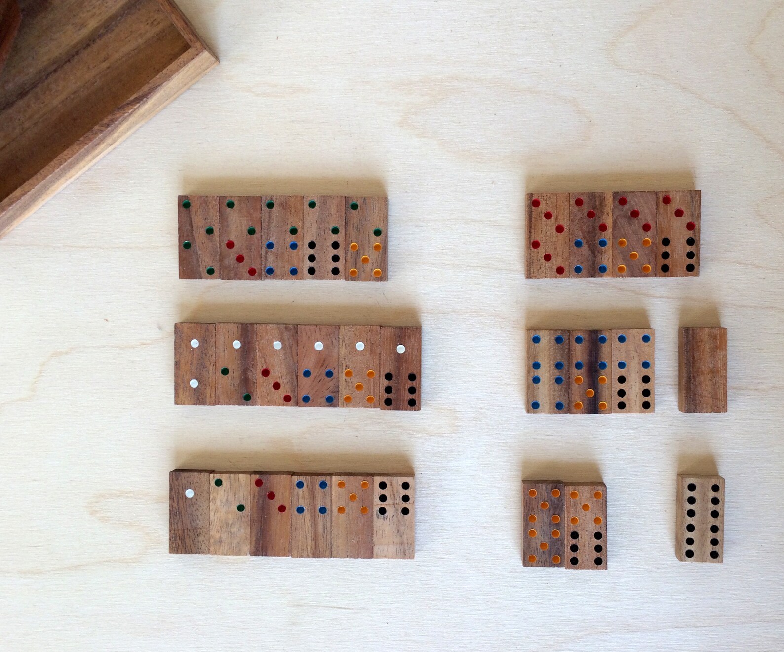Dominoes 6 Handmade Wooden Game Wooden Game Wood Game - Etsy